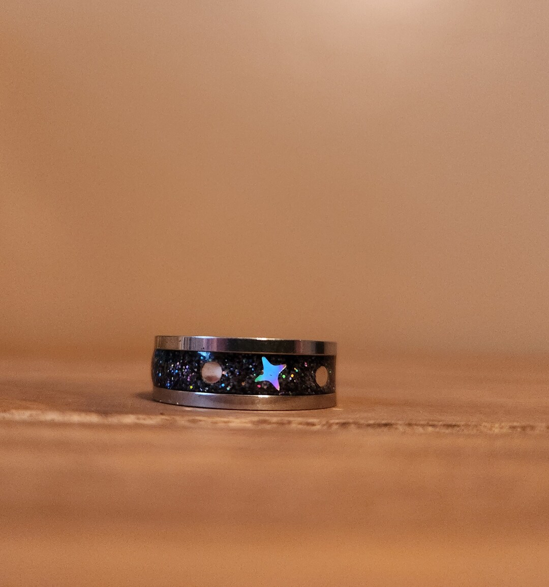 Starry Night Ring, Stainless Steel - Etsy