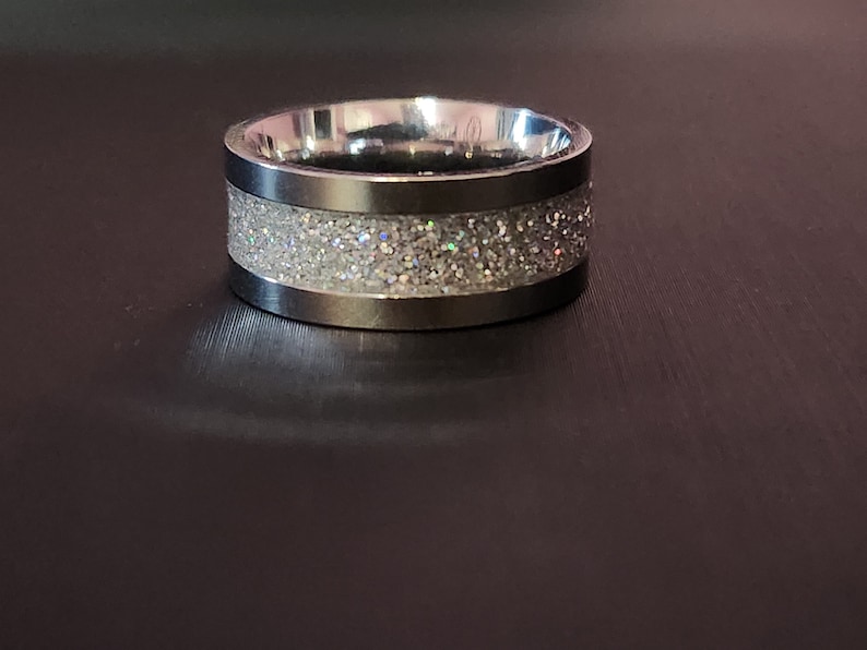 Holographic Effects Stainless Steel Ring - Etsy