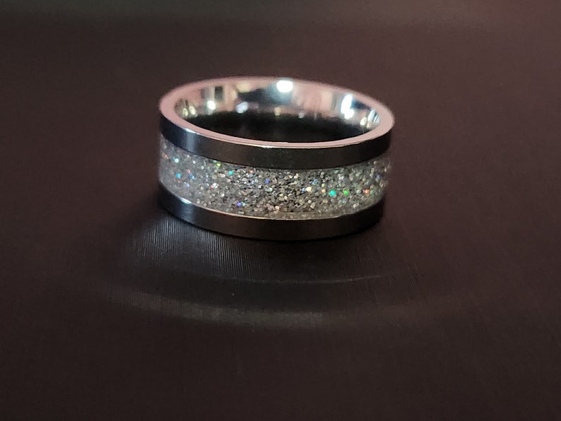 Holographic Effects Stainless Steel Ring - Etsy