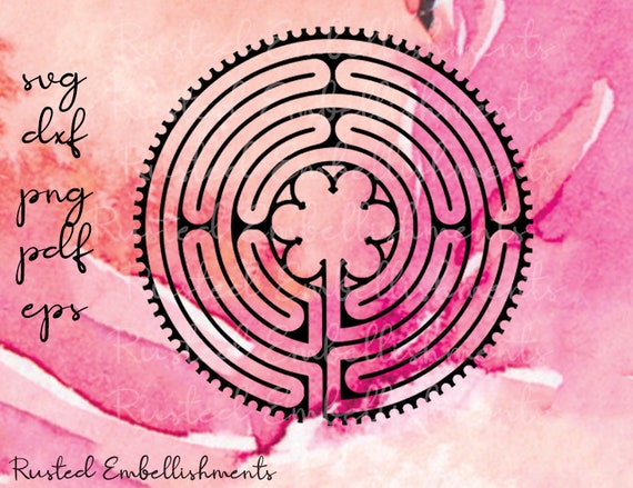 Labyrinth Svg Cut File - Etsy