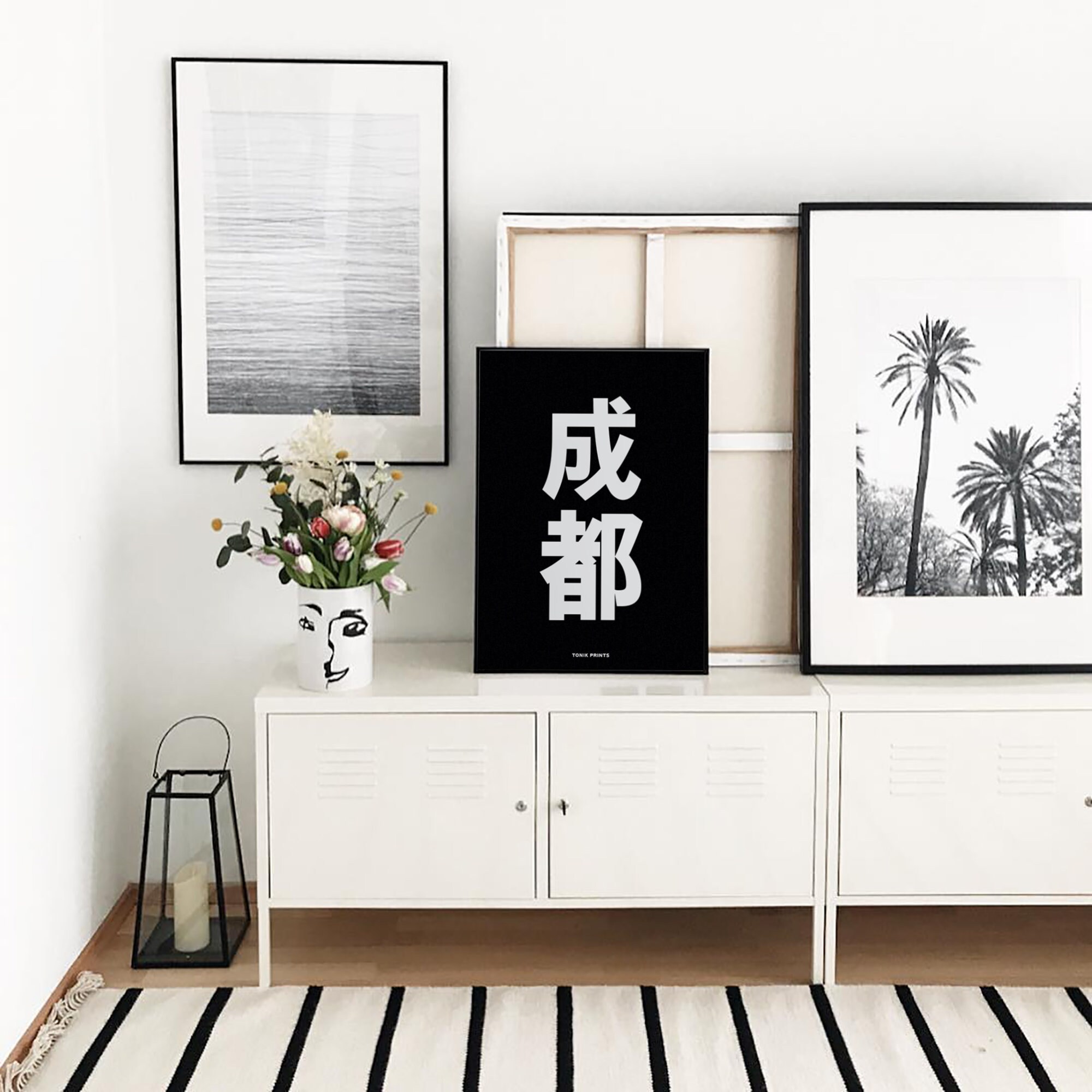 Chengdu Characters Print Chengdu Wall Art Map Print Wall Decor Map ...