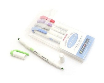 Zebra Mildliners Pack - Etsy