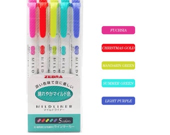 Zebra Mildliners Pack - Etsy