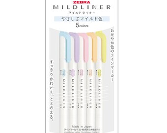 Zebra Mildliners Pack - Etsy