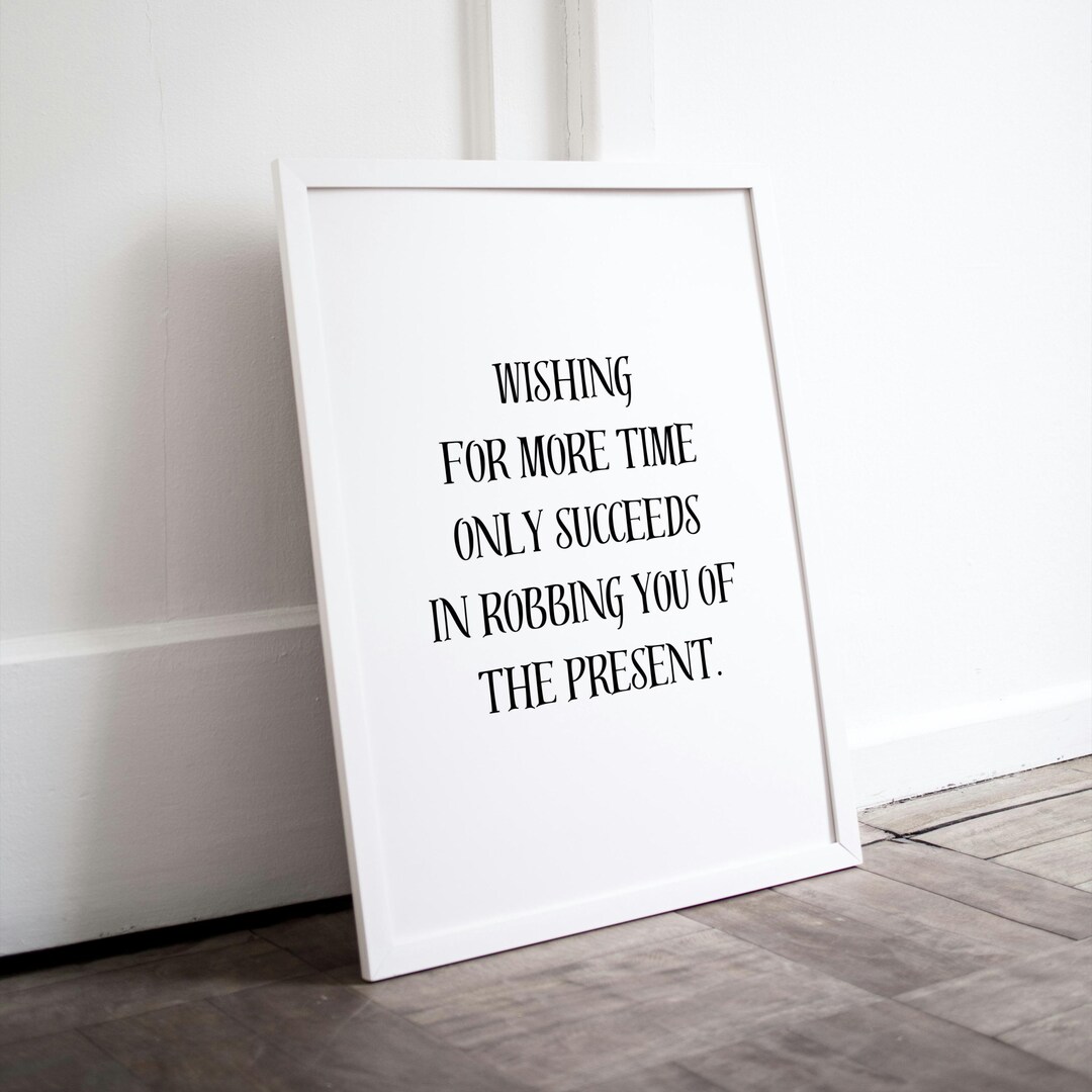 Inspiring Life Quote | Timeless Wall Art | Minimalistic Home Decor ...