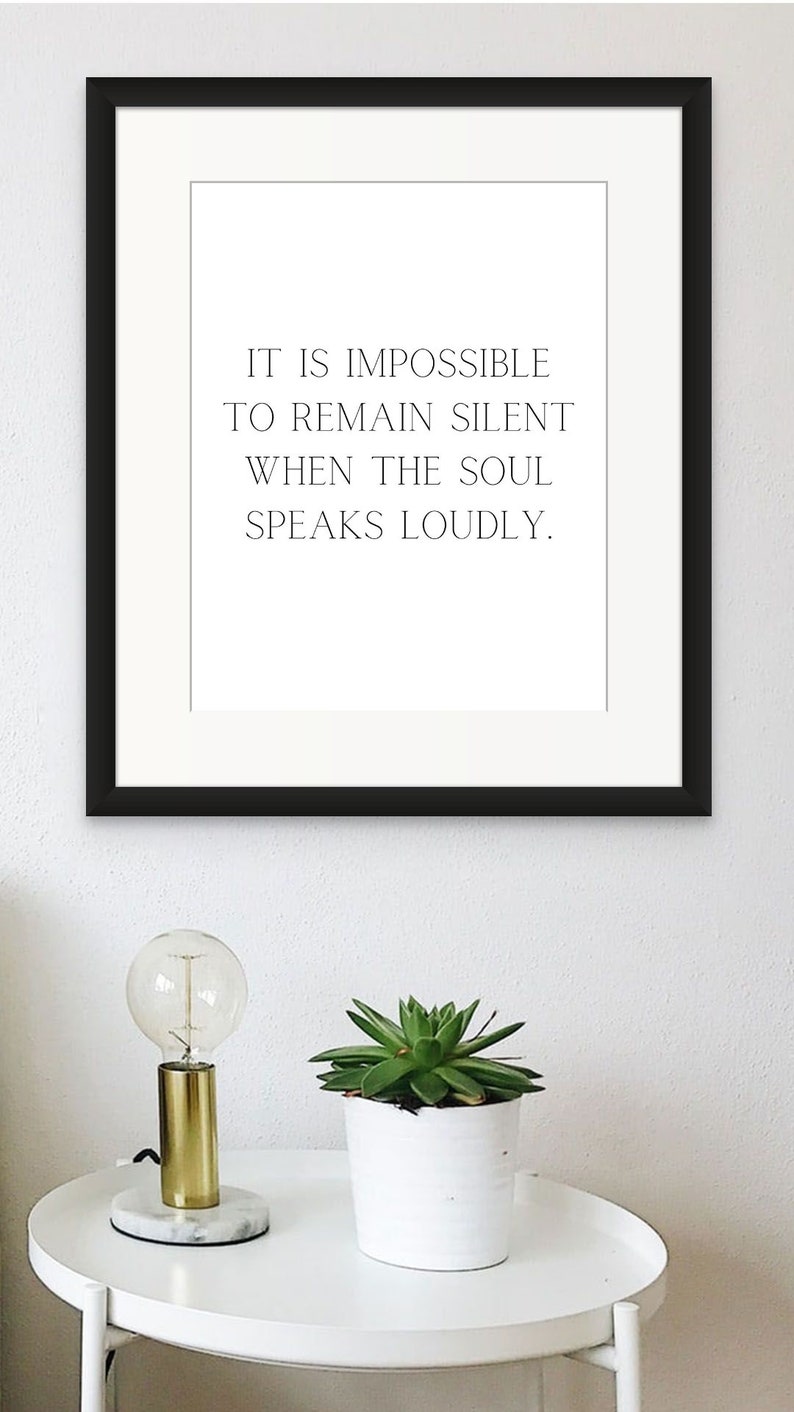 Printable Quotes, Printable Wall Art, Minimalist Home Decor ...