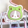 Kawaii Mushroom Frog Enamel Pin | Chibi Cottagecore Toadstool Frog Pin ...