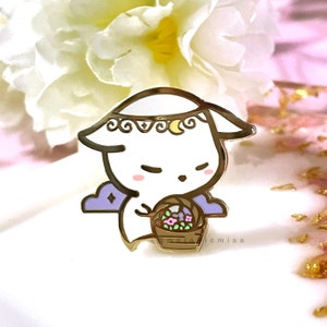 Cute Ghost Pin, Spirit Pin, Kawaii Character Pin, Spoopy Pins, Spoop ...