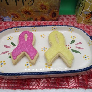 Gluten Free Sugar Cookies, Cancer Awareness Ribbon, Dairy Free, Egg ...