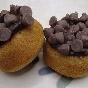 Mini Donut Rings, Gluten Free, Dairy Free, Egg Free, Chocolate Glazed ...