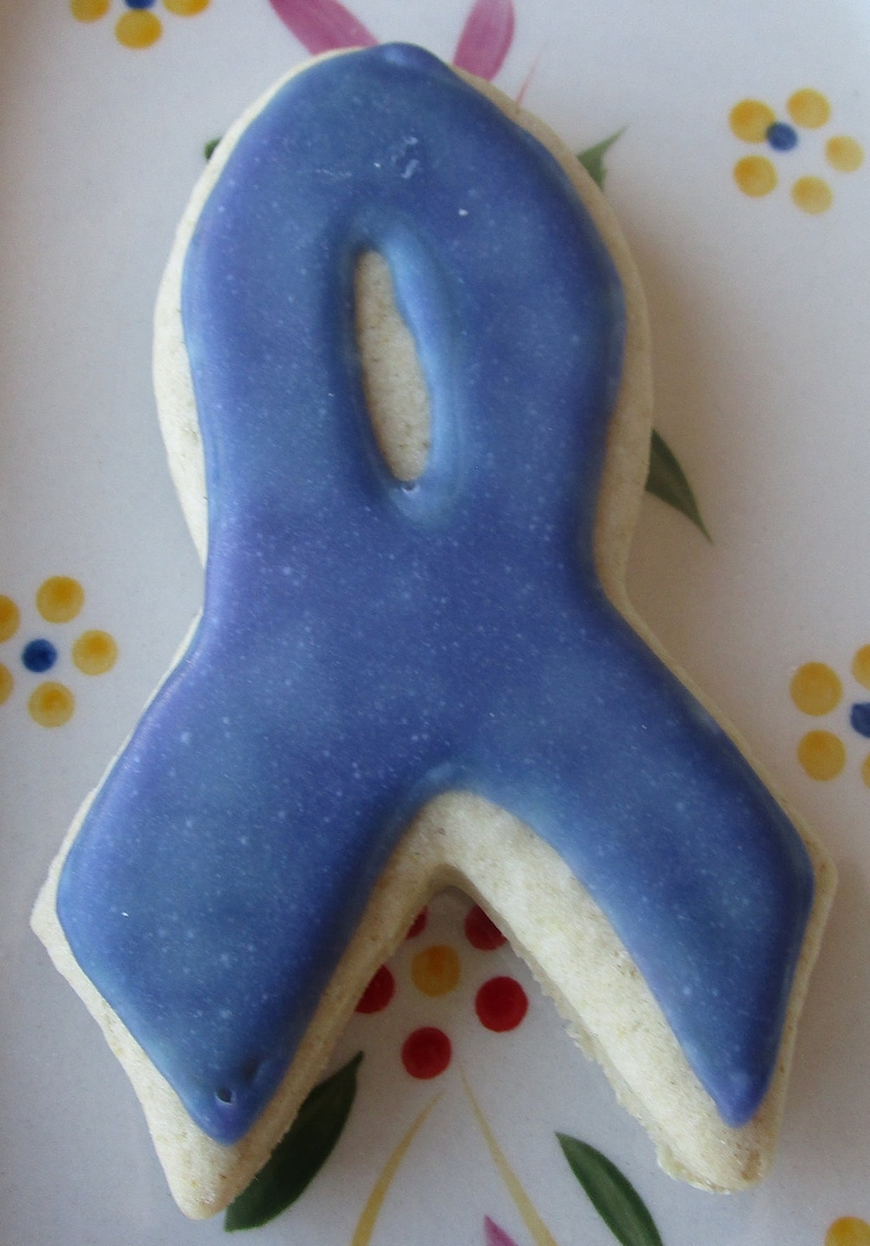 Awareness Ribbons Gluten Free Cookies Pancreatic Cancer - Etsy
