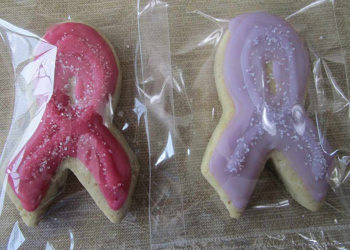 Awareness Ribbons Gluten Free Cookies Pancreatic Cancer - Etsy