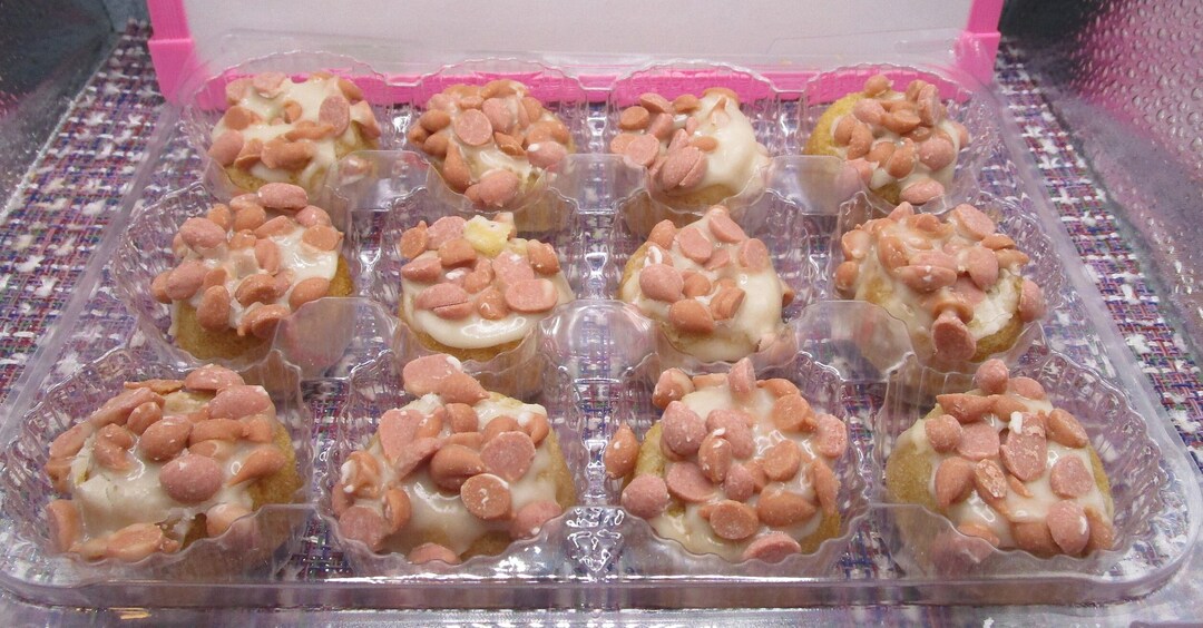 Gluten Free Mini Donut Rings, Salted Caramel, Dairy Free, Egg Free ...