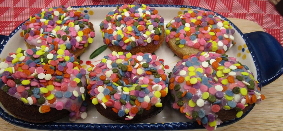Mini Donuts, 2-bite, Gluten Free, Dairy Free, Vegan, Egg Free, Frosted ...