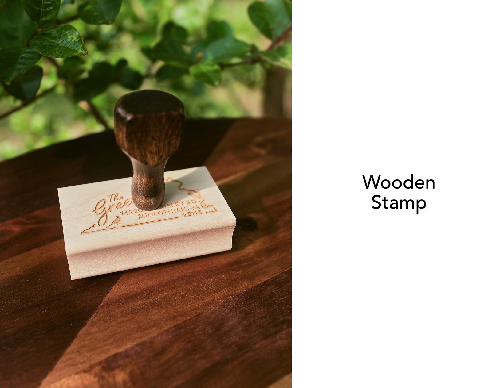 California W/ Redwood Trees Return Address Stamp | Etsy