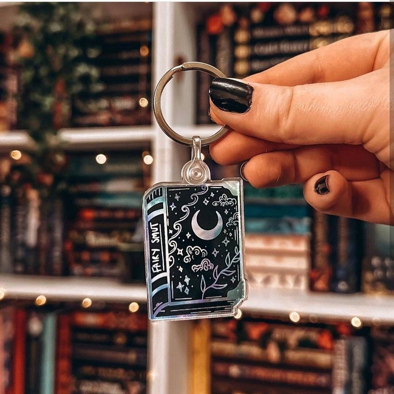 Bookish Keychain - Etsy