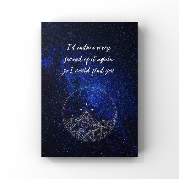 ACOTAR Officially Licensed Velaris Print Rhysand Quote | Etsy