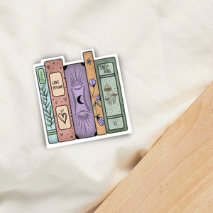 Book Stack Sticker Bookish Gifts, Book Lover, Fantasy Books, Book Trope ...