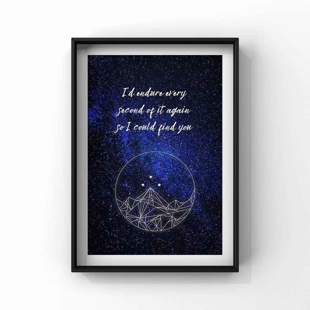 ACOTAR Officially Licensed Velaris Print | Rhysand Quote, Bookish Gifts ...