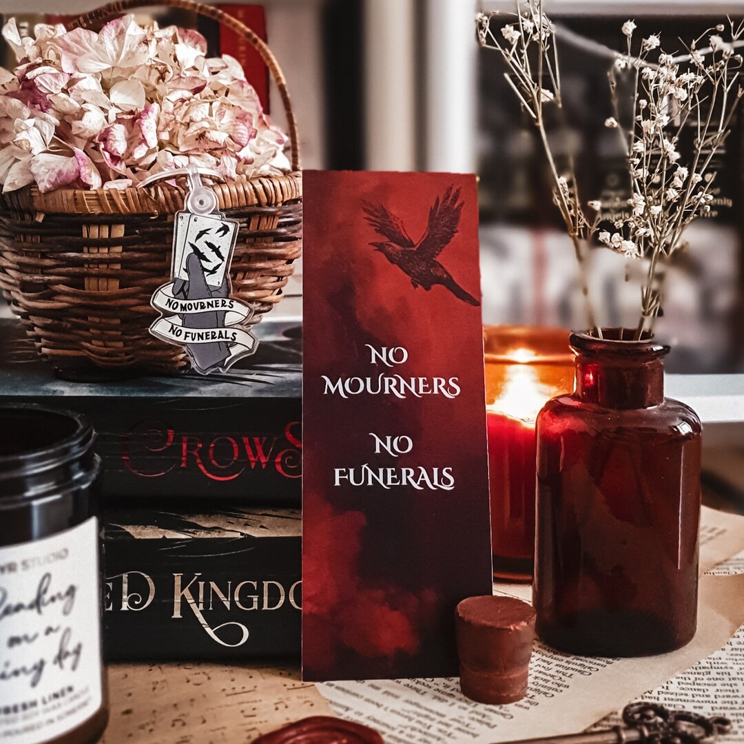 Six of Crows Inspired Bookmark, Crow Club Book Mark, Grishaverse, Kaz ...