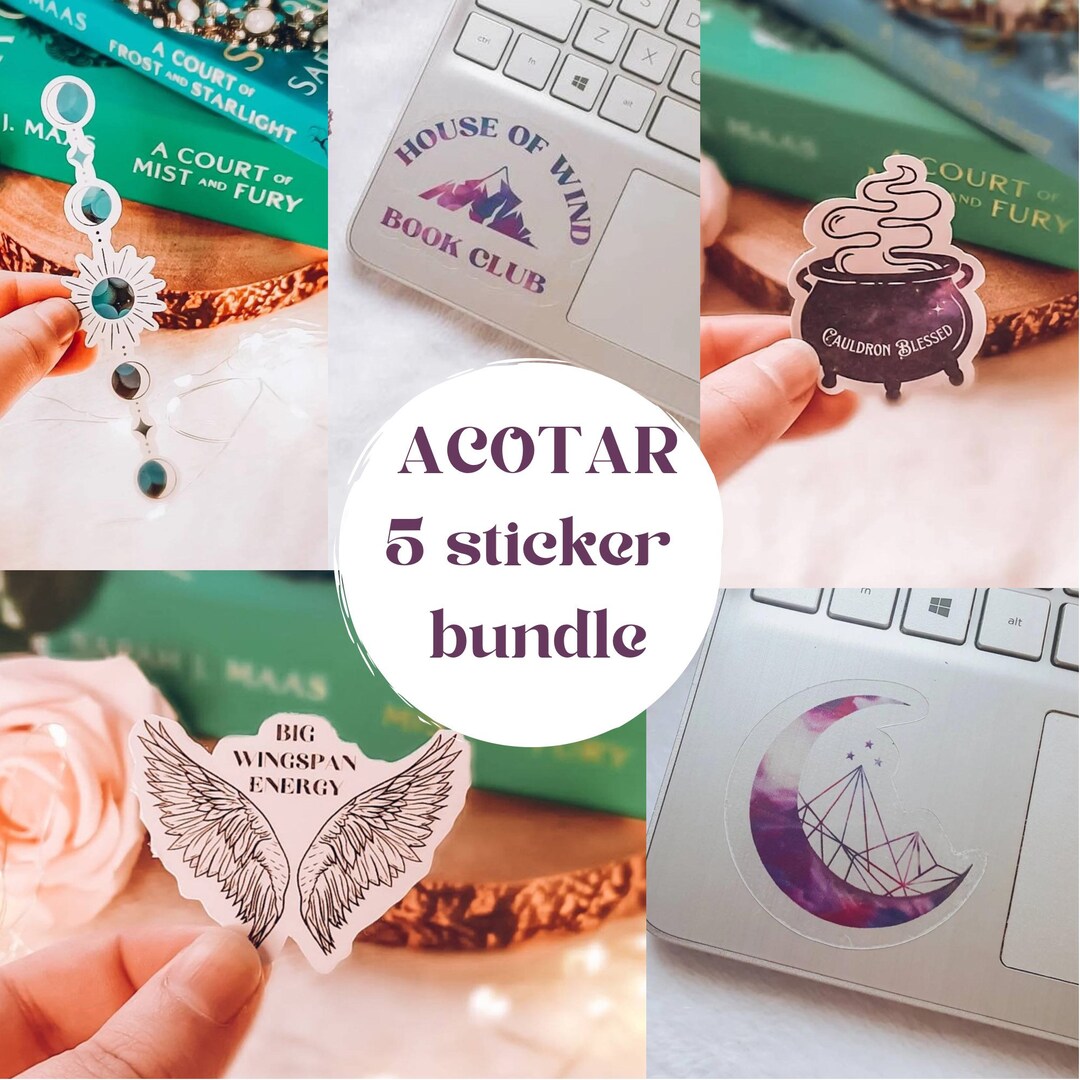 ACOTAR 5 Sticker Bundle, Velaris Stickers, Bookish Gifts, Book Lover ...
