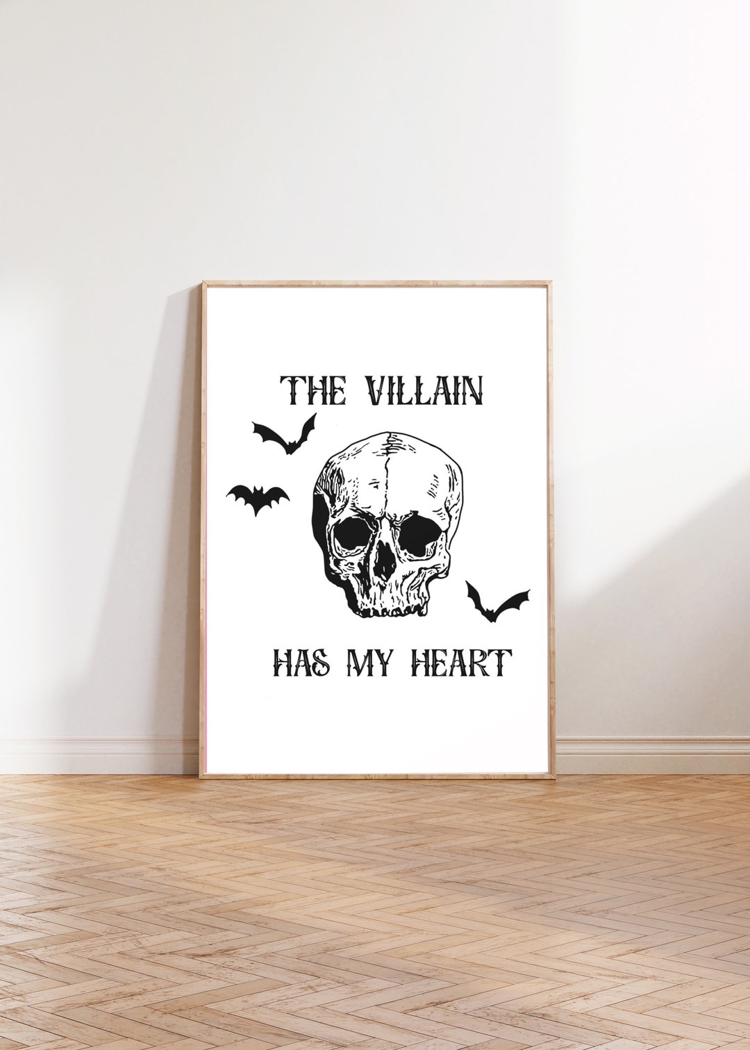 The Villain Has My Heart Poster: Booktok Library Decor - Etsy