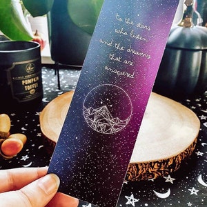ACOTAR Velaris Officially Licensed Bookmark, Night Court, Rhysand Quote ...