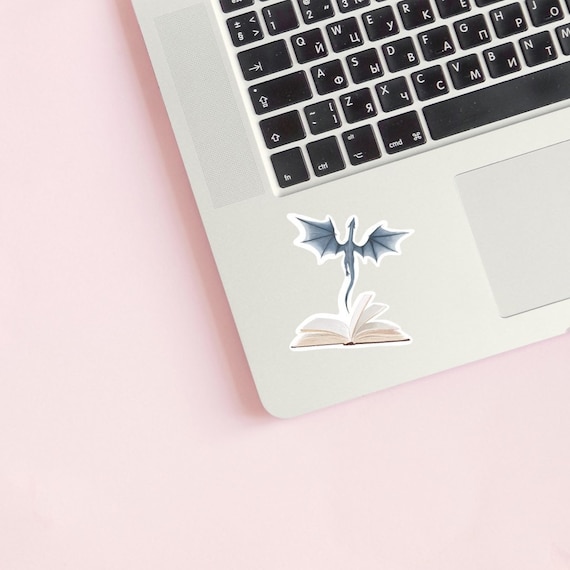 Book Dragon Sticker // Bookish Gifts Fantasy Books Reader - Etsy