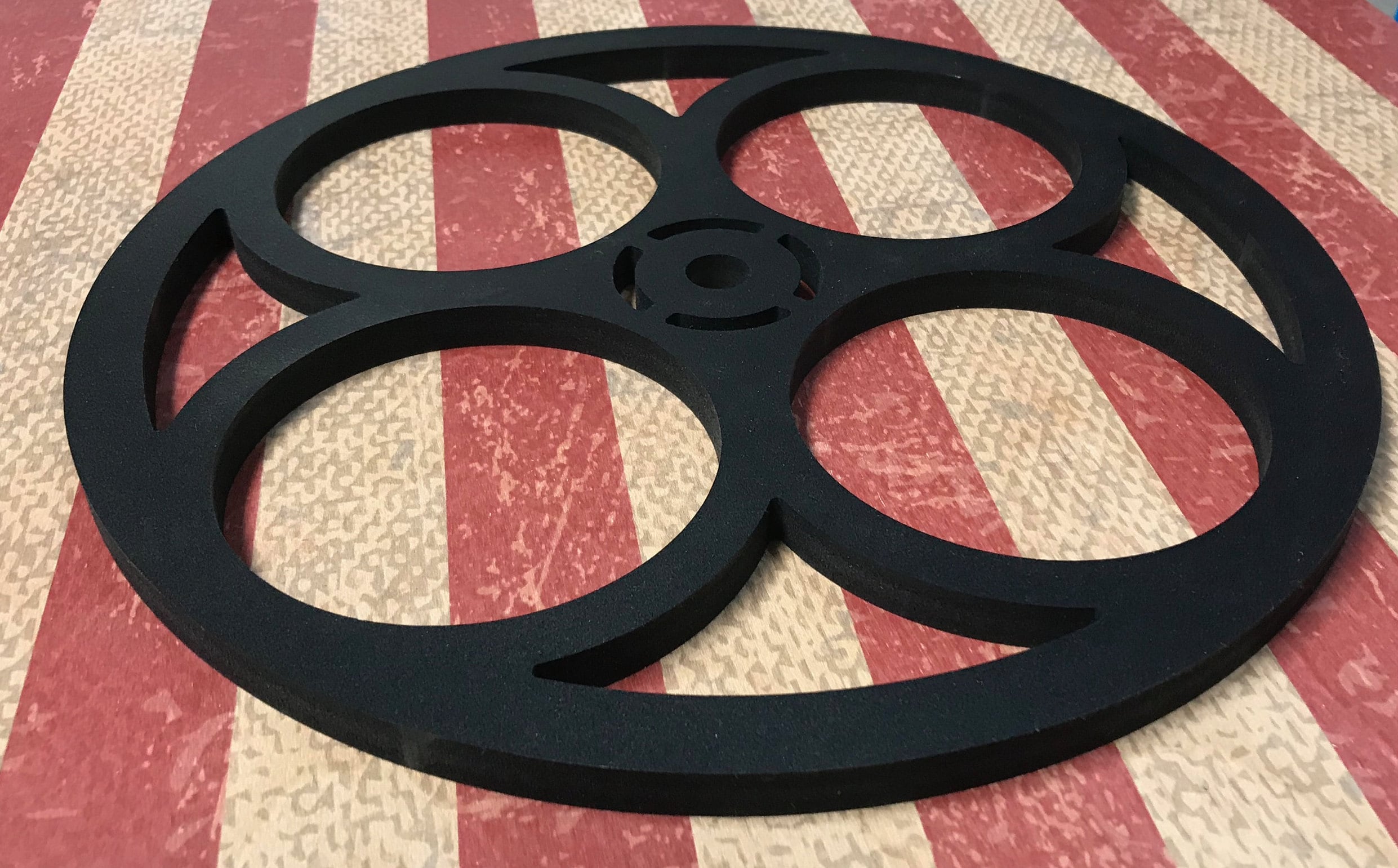 Movie Reel / Home Theatre Decor / Movie Sign 13.75 - Etsy