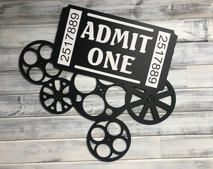 Home Theatre Sign / Wall Decor / Movie Sign design 1 - Etsy