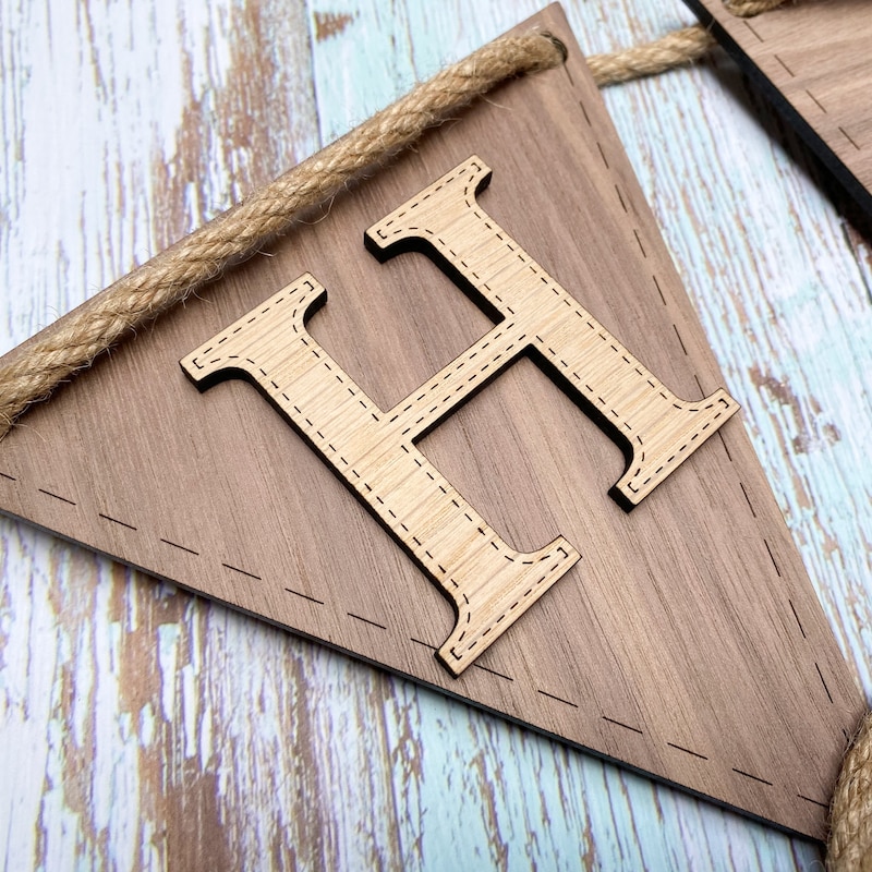 Letters on Bunting - Etsy