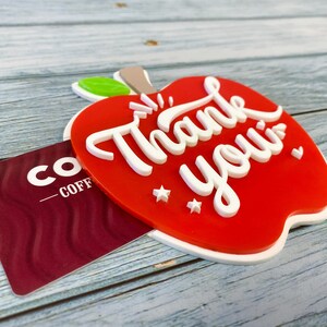 Personalized Teacher Appreciation Gift Card Holder: End of Term Thank ...