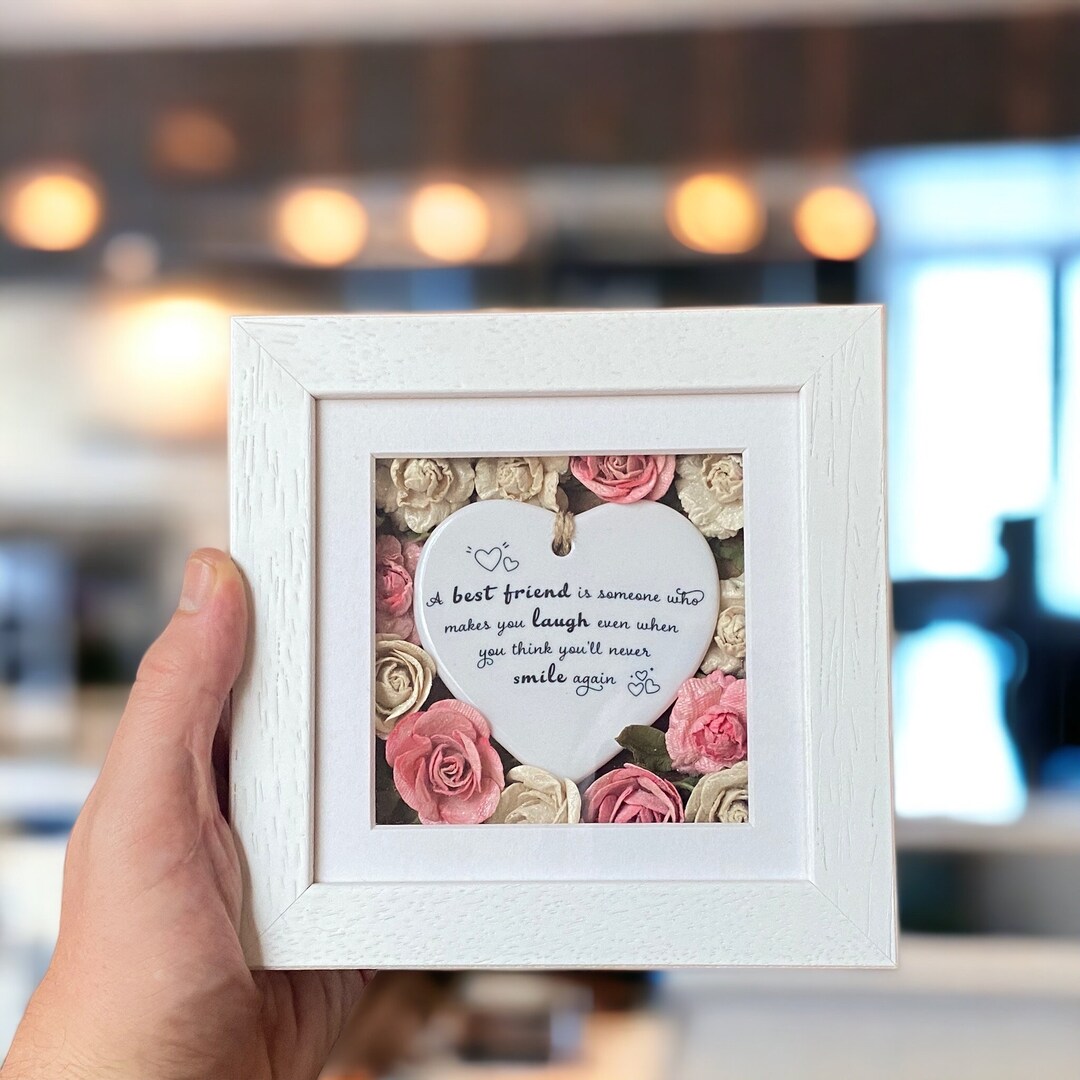 Gifts for Best Friend, Long Distance Friendship Gift, Friendship Plaque ...