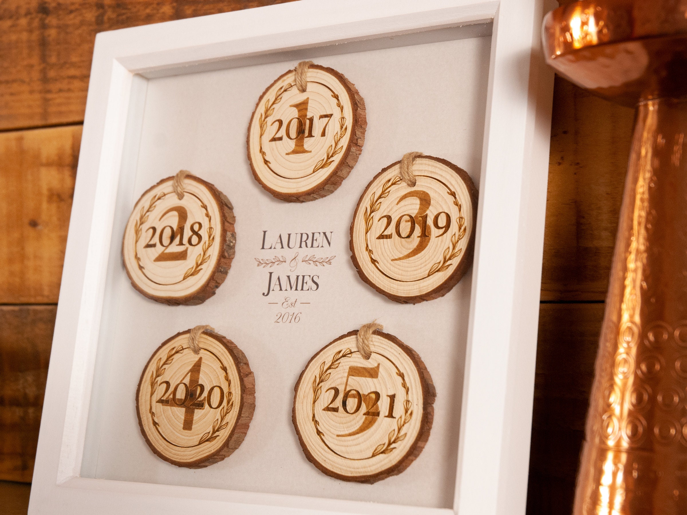 5th Wedding Anniversary Gift 5th Anniversary Wood Gift Etsy UK