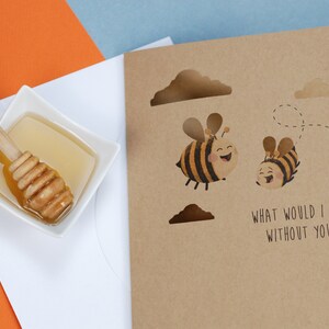 Funny Thank You Card / Bumble Bee Birthday Card / Gratitude Cards ...