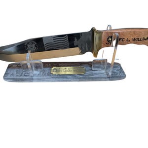 Custom-engraved Commemorative Knife, Custom Engraving - Etsy