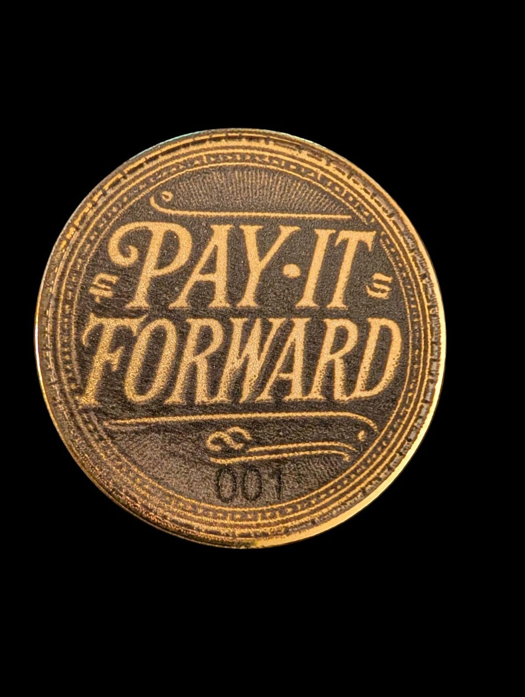 Pay It Forward Challenge Coin, Pay It Forward Collectors Coin ...