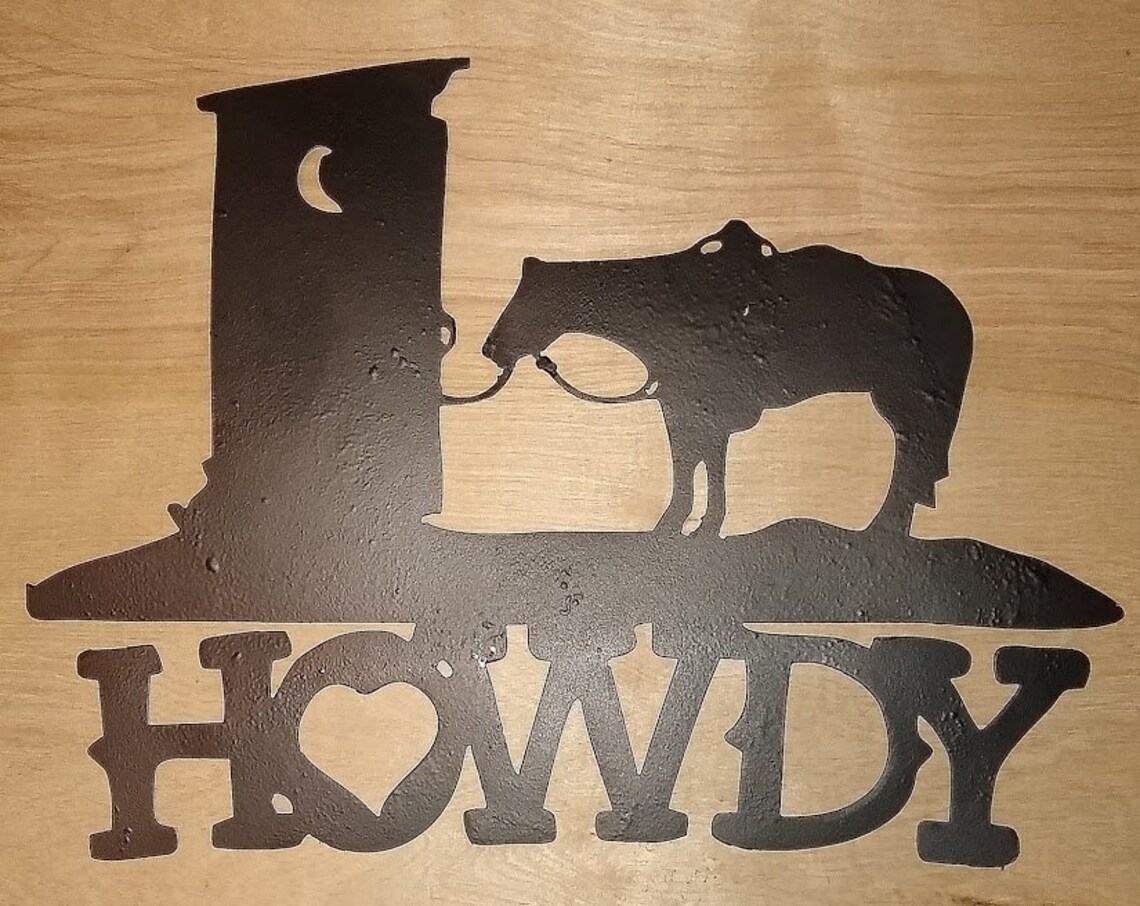 Outhouse Howdy Wall Sign - Etsy