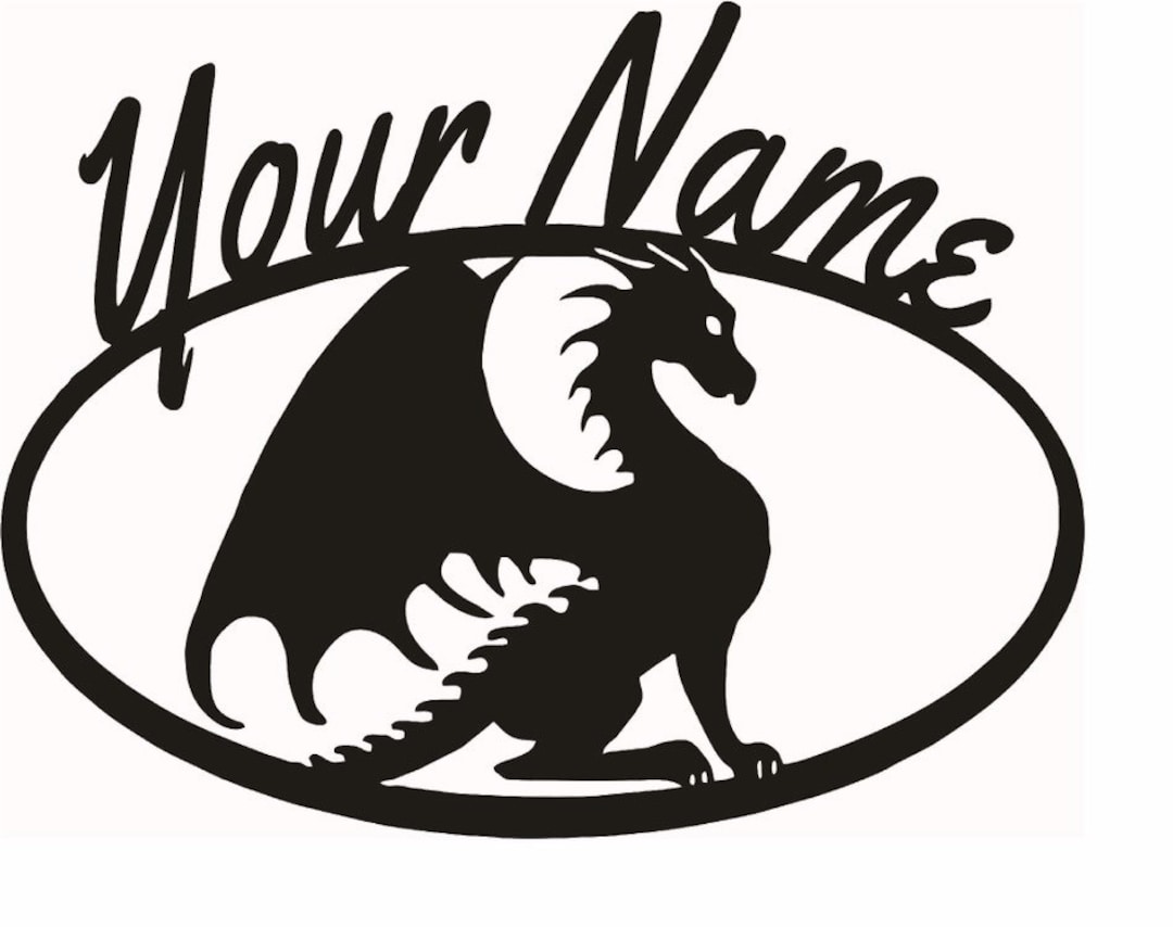 Custom Order Personalized Dragon Sign - Etsy