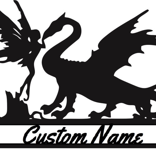 Custom Order Personalized Dragon Sign - Etsy