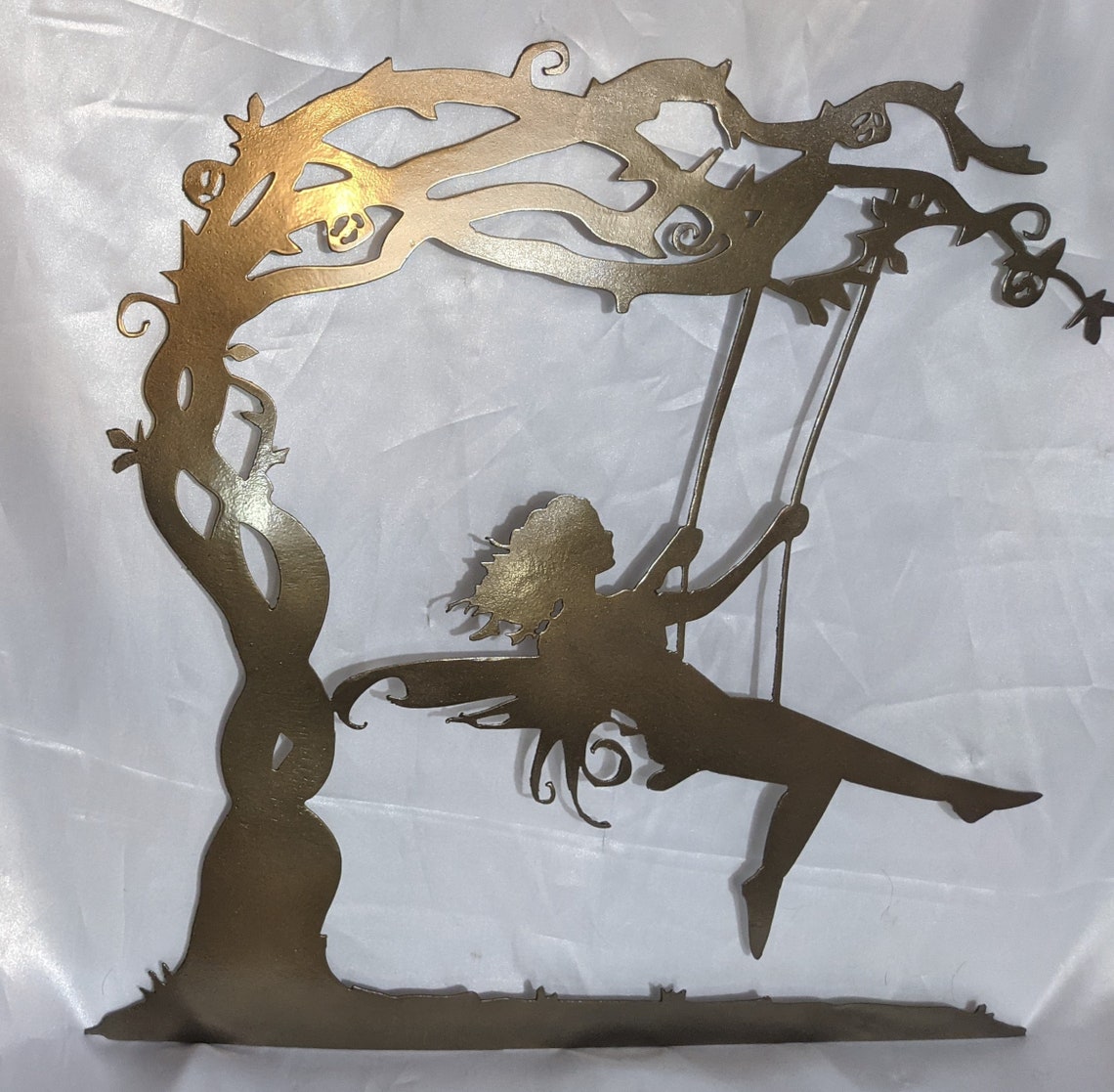 Fairy Swinging on Ivy Wall Hanging - Etsy