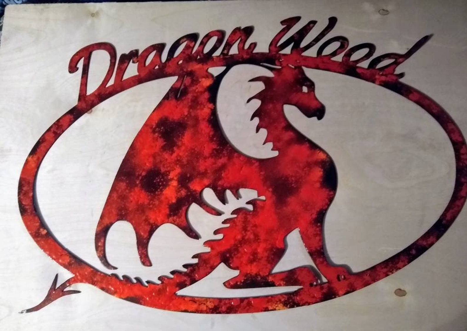 Custom Order Personalized Dragon Sign - Etsy