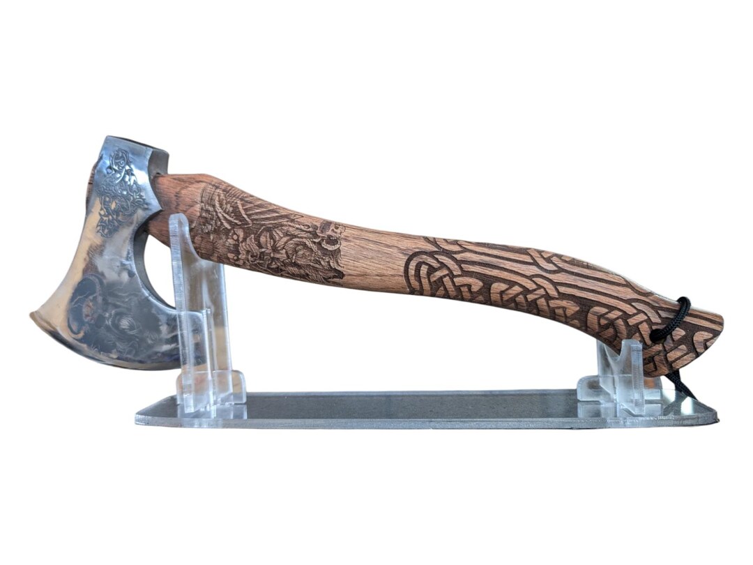 Custom Acrylic Bearded Hatchet Display Stand. - Etsy