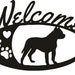 Pitbull Welcome Sign - Etsy