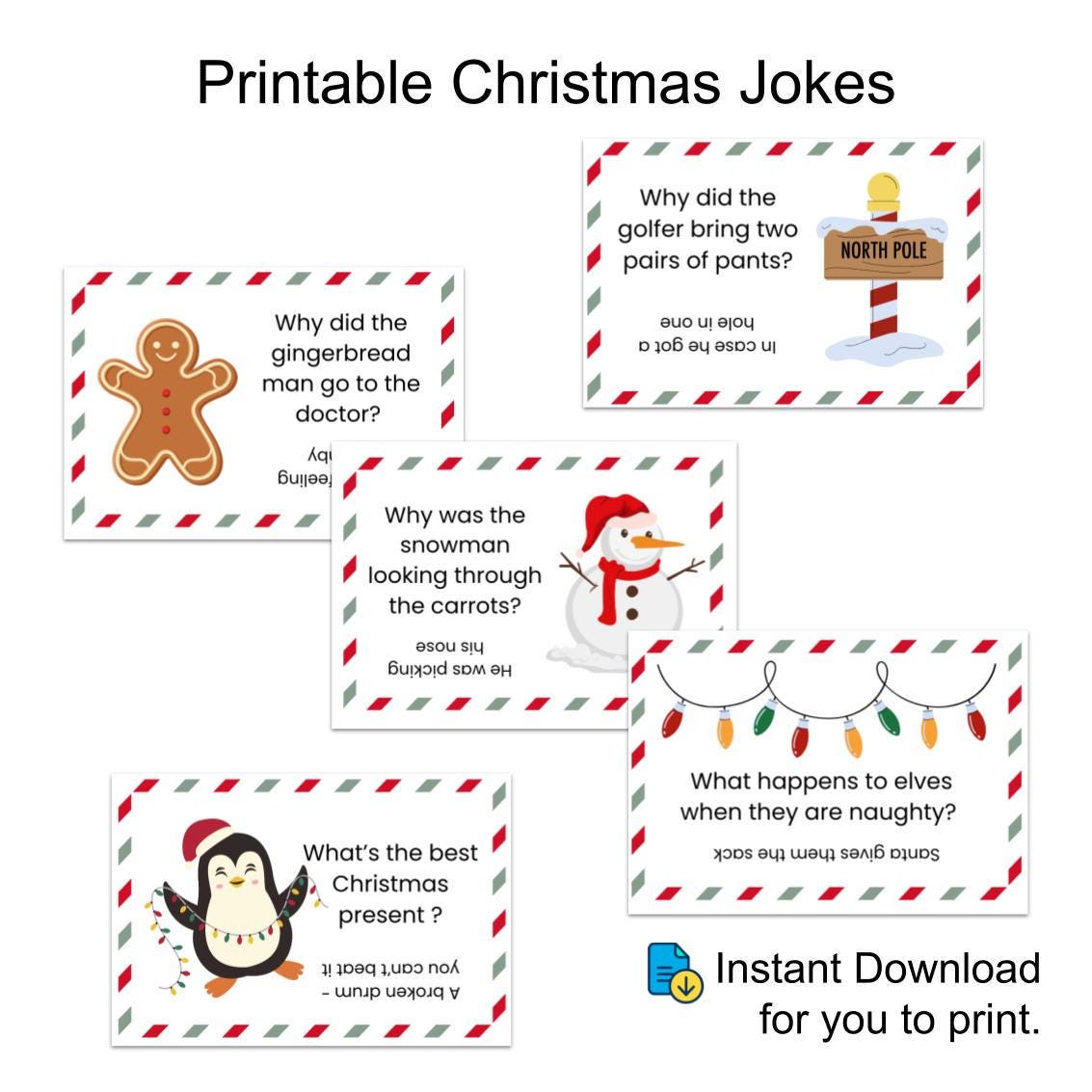 Christmas Cracker Jokes Christmas Stoking Fillers Cracker Jokes ...