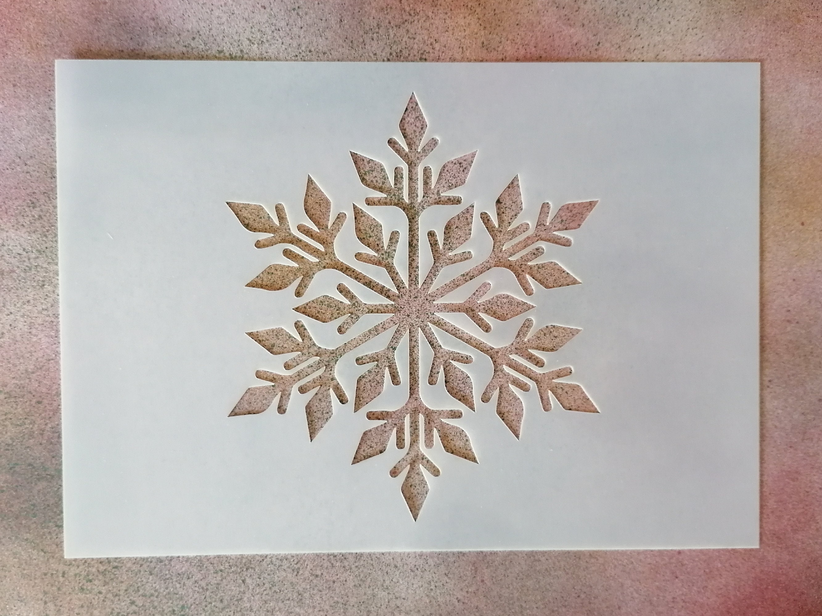 How To Make Snowflake Stencil