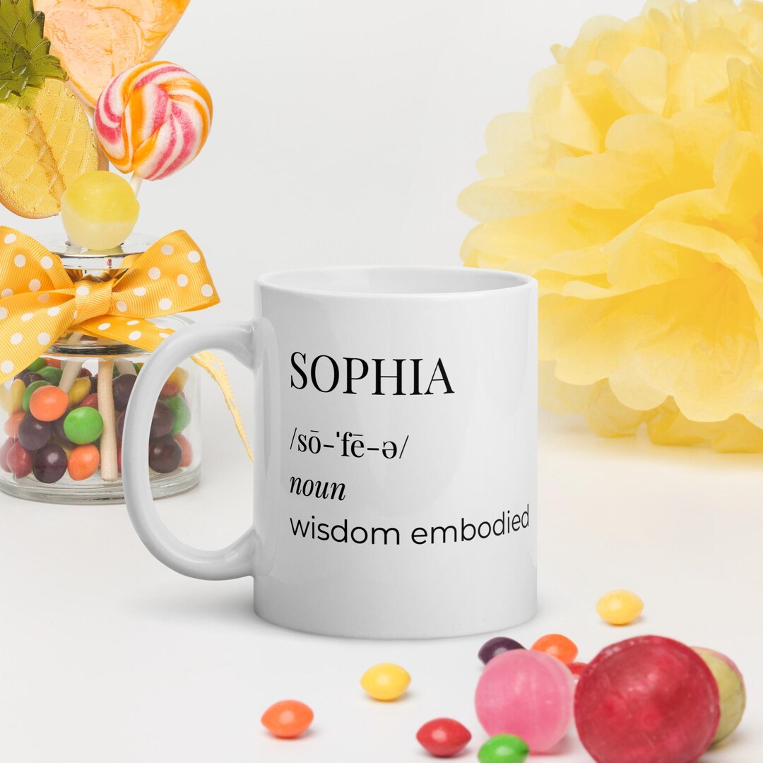 SOPHIA Definition Mug 11 Oz – Personalized Name, Dictionary Style - Etsy