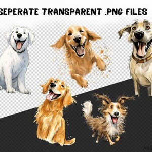 Funny Dog Clipart Bundle, Dog Breed Images for Crafting, Dog ...