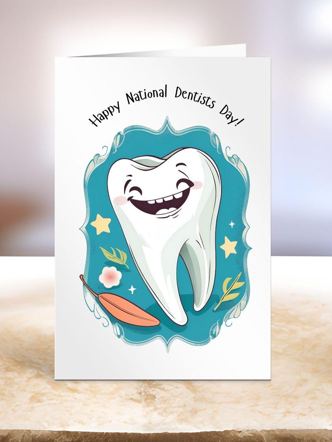 Dentist Appreciation Card, Thank You Dentist Card, Best Dentist ...