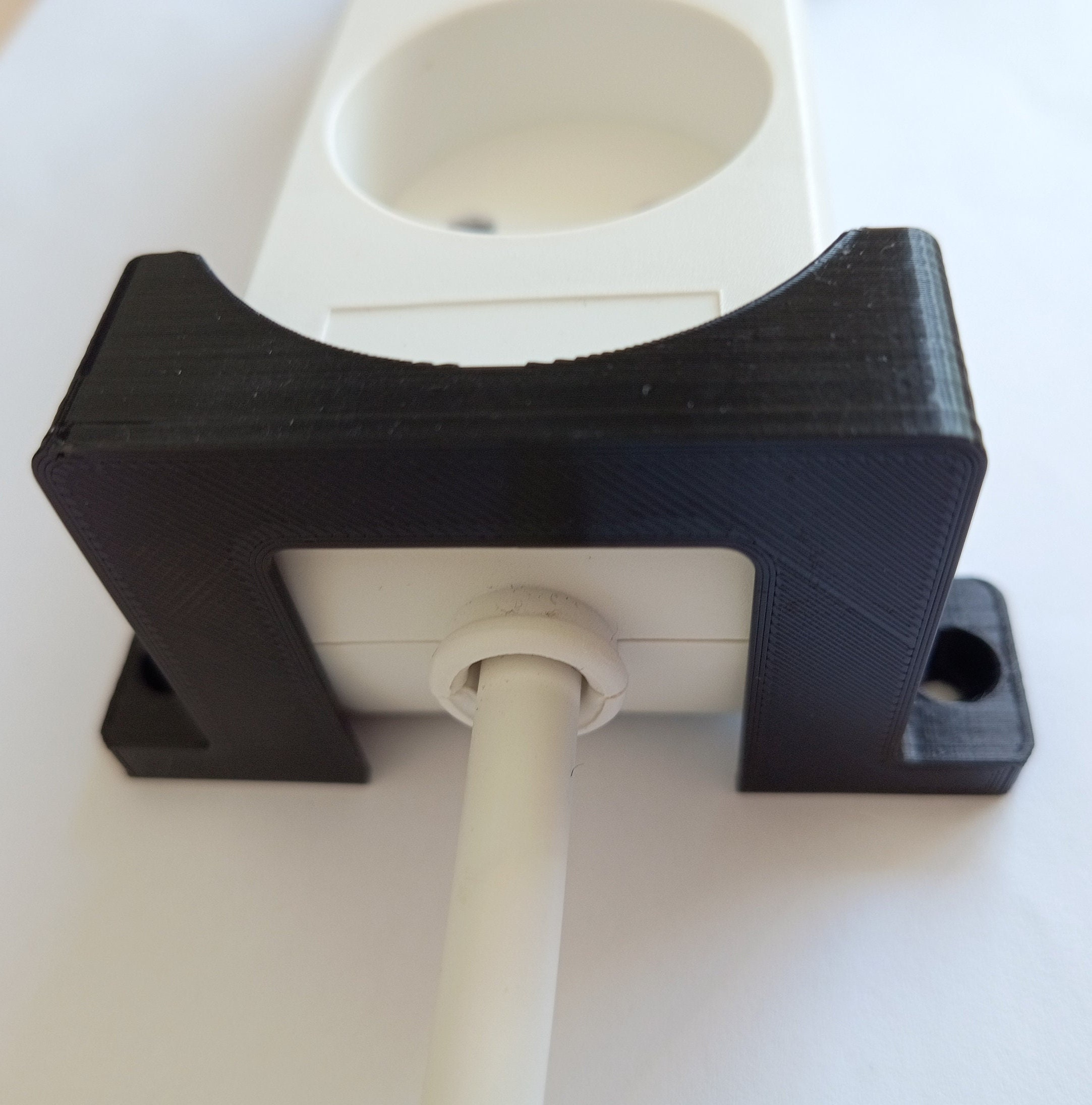 Power Strip Mounting Bracket for Under Desk or Table, or on the Wall (1 ...